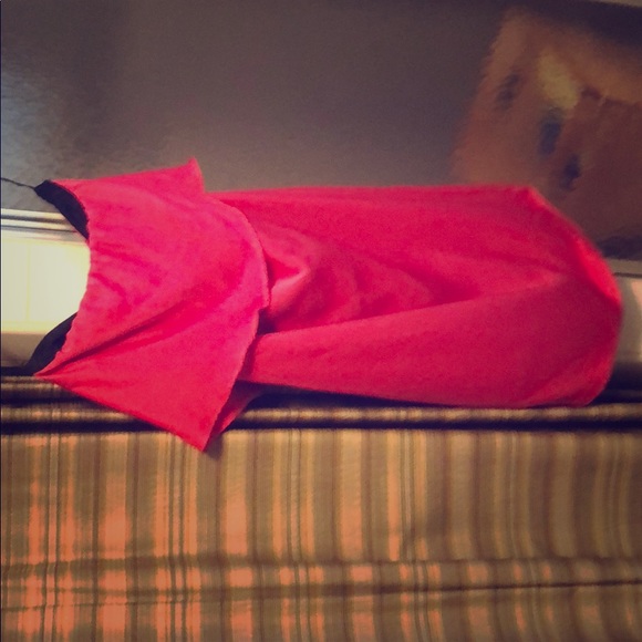 Zara | Dresses | Barbiecore Dress Zara Strapless Fuchsia Pink Silklike ...